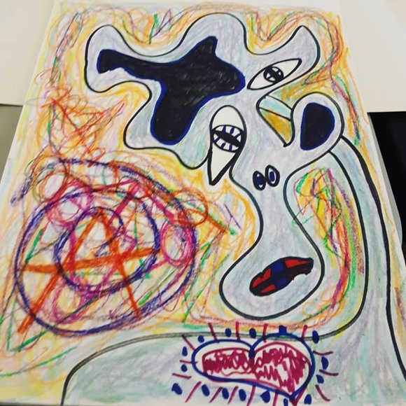 Art | Drawing Abstract Mind Void Painting By Karl Nicholas Urso | Poshmark